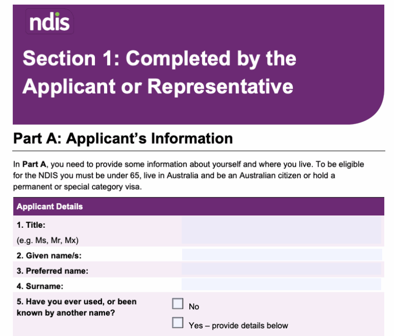 NDIS Access Request Form Explained - Independent Ability Care